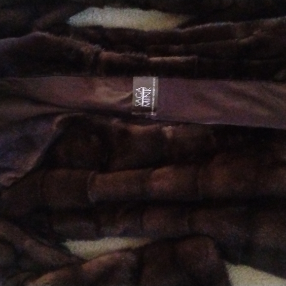 Saga Furs | Jackets & Coats | Saga Furs Vintage Dark Brown Mink Fur ...
